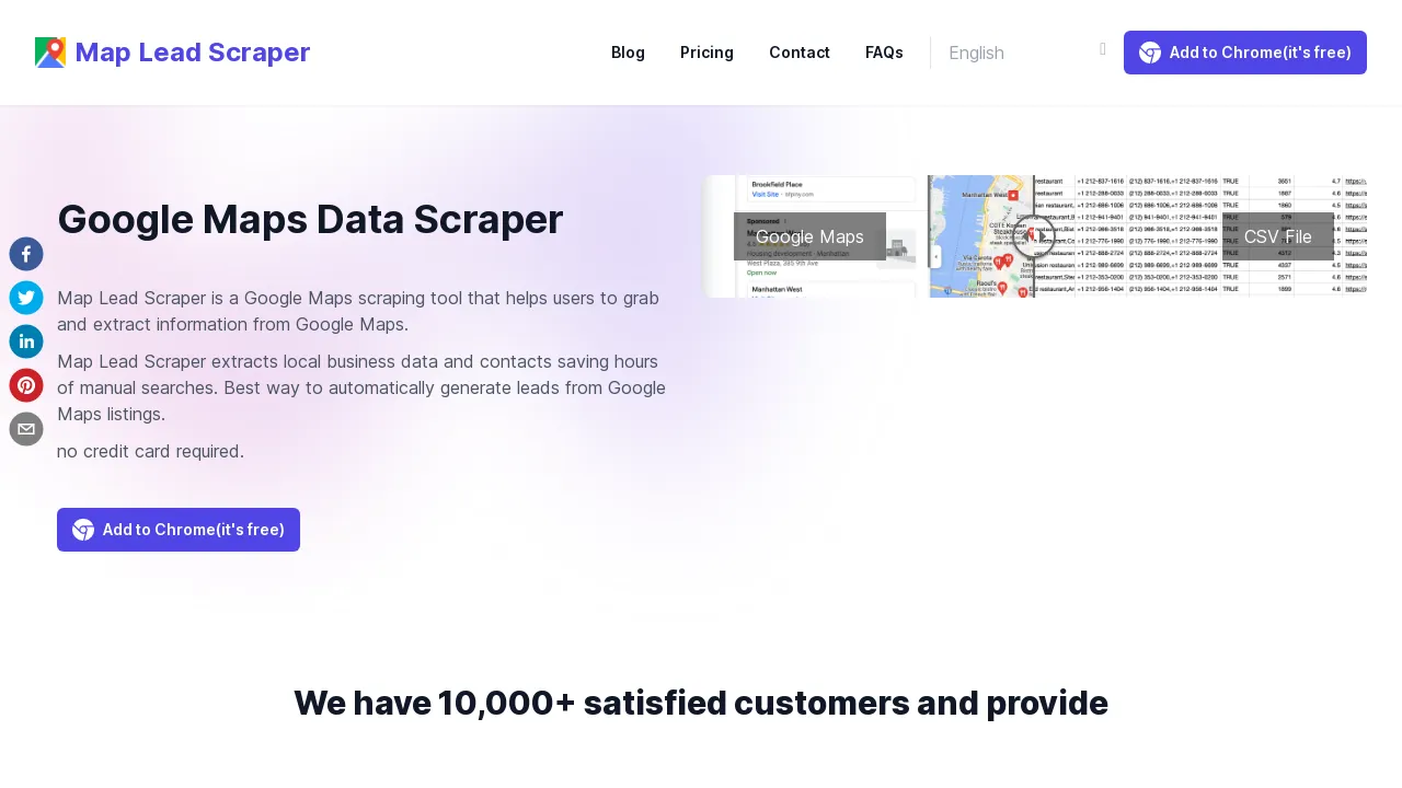 Map Lead AI Scraper - BestofAI
